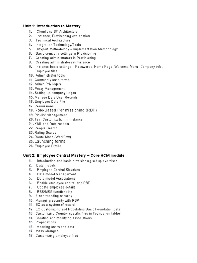 Success Factor Course Content | PDF | Information Science | Computing