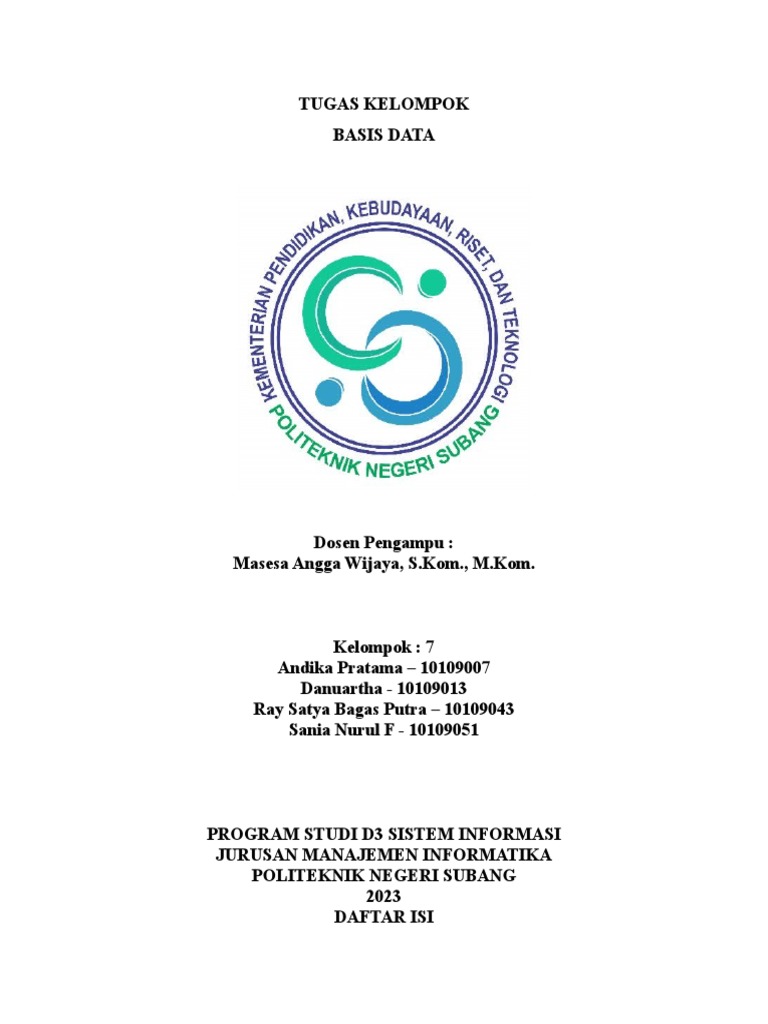 Basis Data Kelompok 7 | PDF