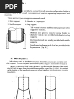 Types of Industrial Vessel Supports | PDF | Welding | Construction