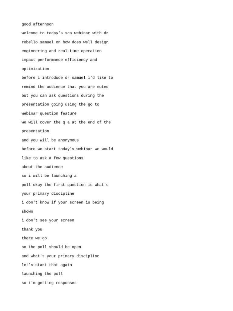 (English (Auto-Generated) ) Well Design, Engineering and Realtime ... (English (Auto-Generated) ) Well Design, Engineering and Realtime ...