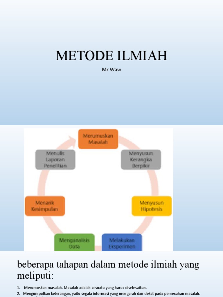 Metode Ilmiah | PDF