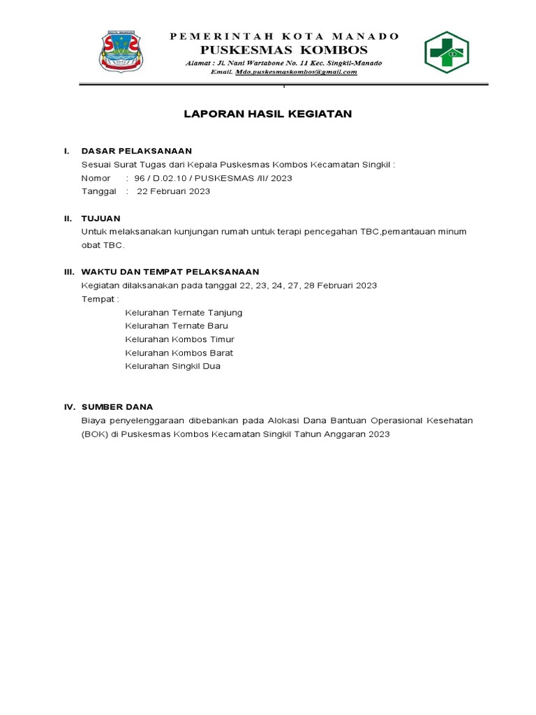 Laporan Bok Kunjungan Rumah | PDF