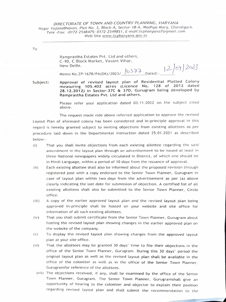 Layout Approval - 105.402 Acres | PDF | Government | Justice