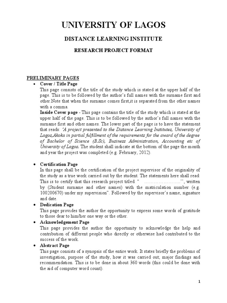 DLI Research Project Format | PDF | Methodology | Sampling (Statistics)