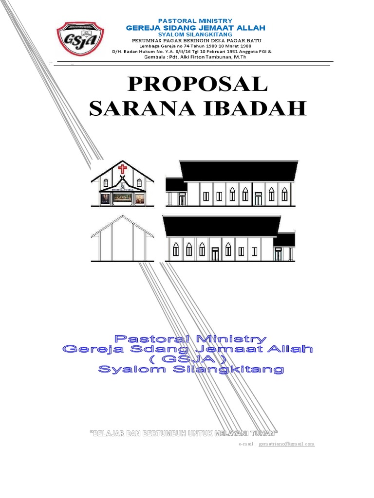 Proposal Rab Pembangunan Gsja Syalom | PDF
