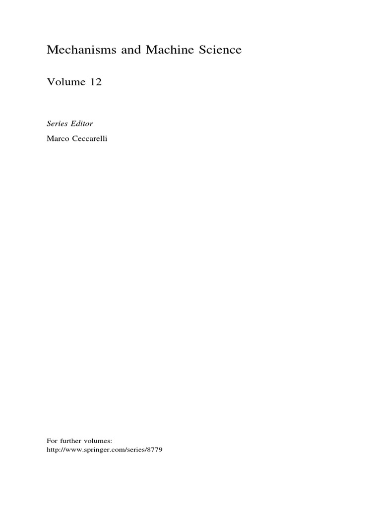 2013 Cable Driven Parallel Robots Vol 12 Springer 2013 Pdf Trajectory Force