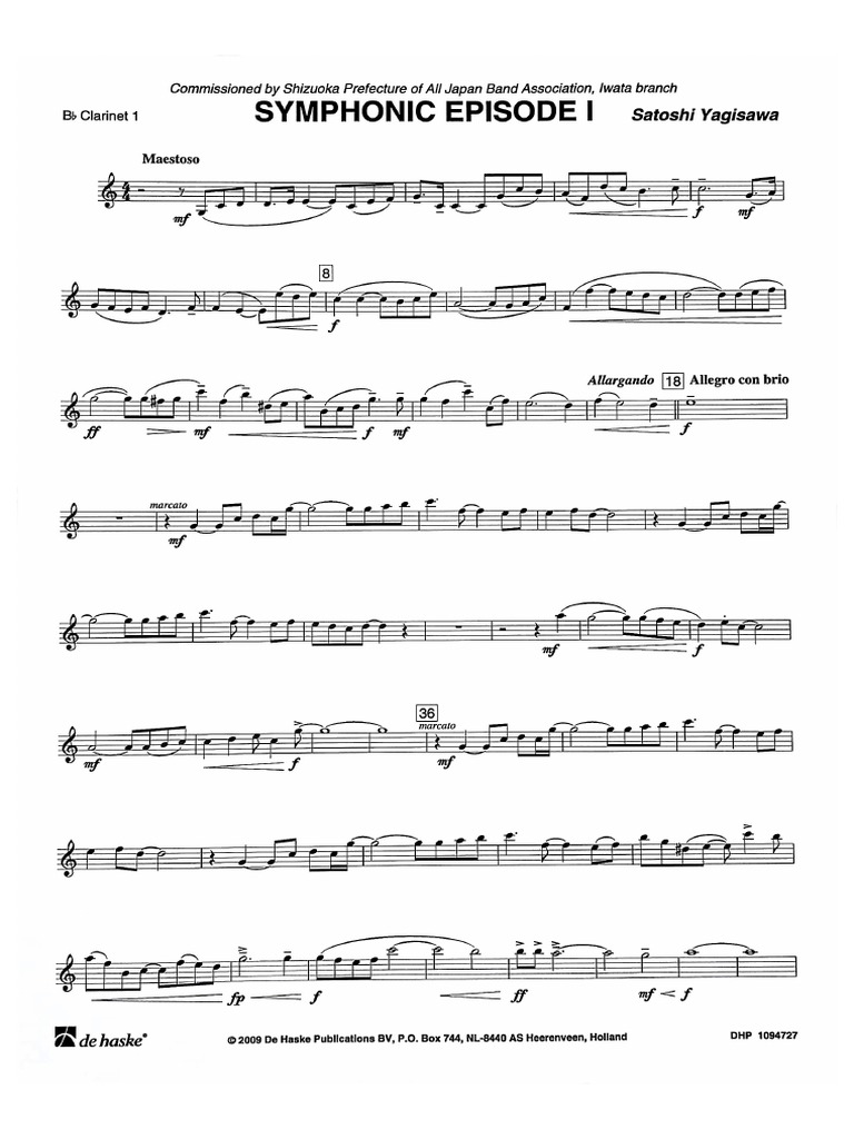 Clarinet 1 | PDF