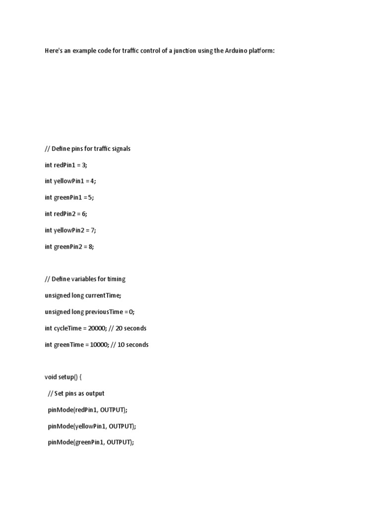 Codes Traffic | Download Free PDF | Traffic | Traffic Light