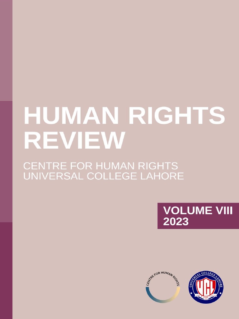 Human Rights Review Vol VIII | PDF | Marriage | Sharia