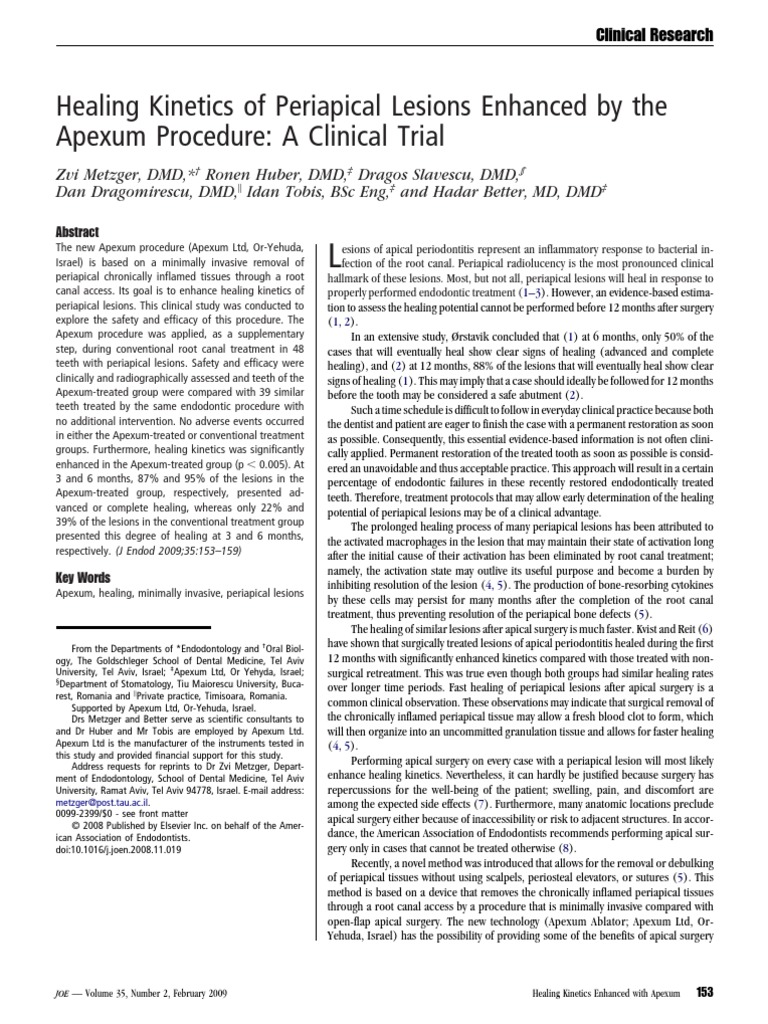 APEXUM Procedure | PDF | Surgery | Medicine