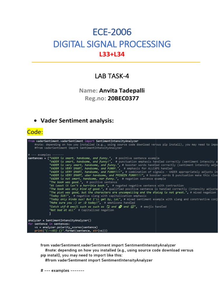 DSP Task 4 | Download Free PDF | Writing | Encodings