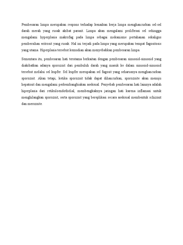 Pembesaran Limpa Dan Hati | PDF