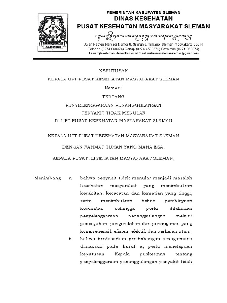 SK Kapus Penyelenggaraan PTM | PDF