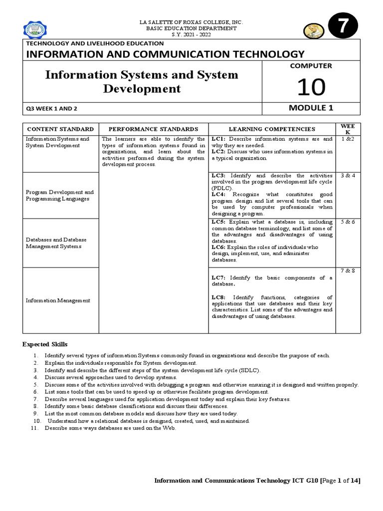 Grade 10 Ict Q3 W12 | PDF | Technology & Engineering