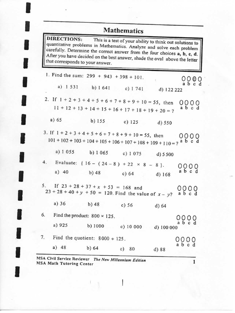 Afpsat Reviewer | PDF