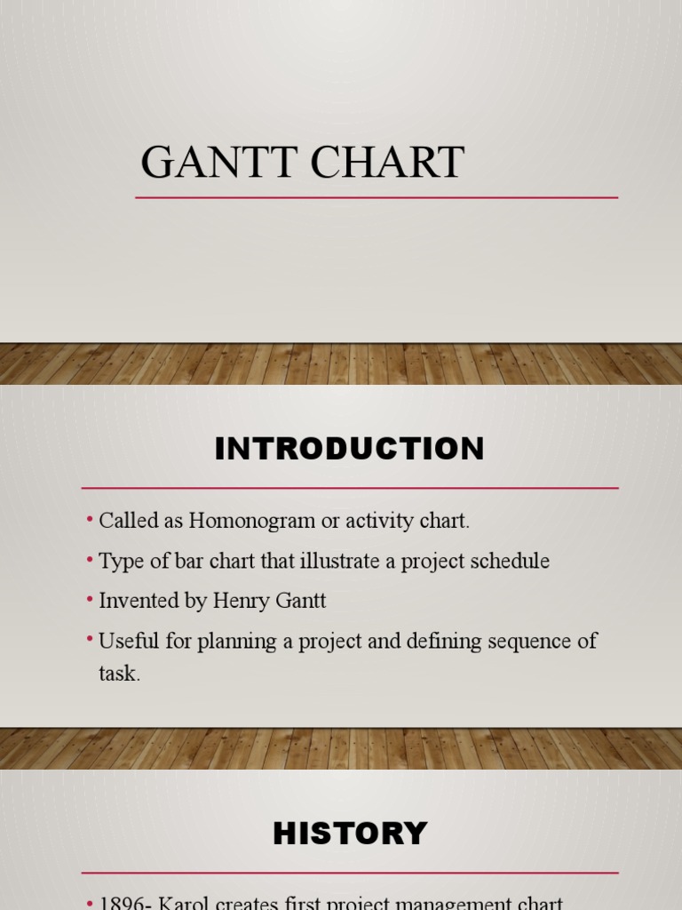 Gantt Chart | PDF