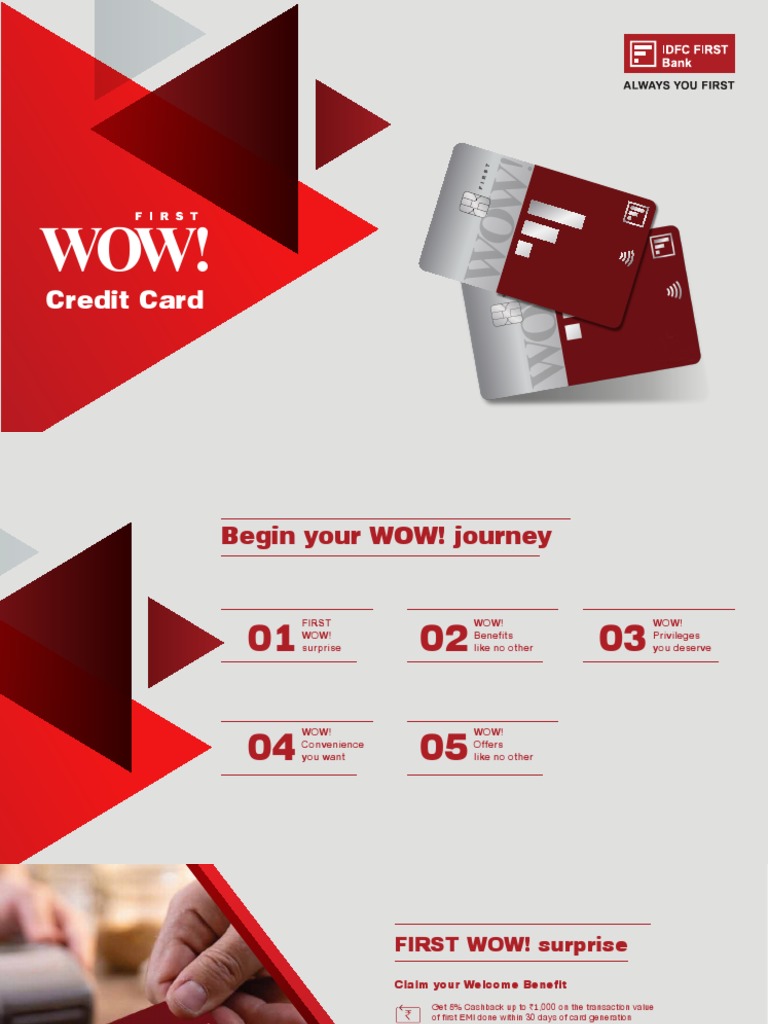 WOW Product Guide | PDF | Credit Card | Money