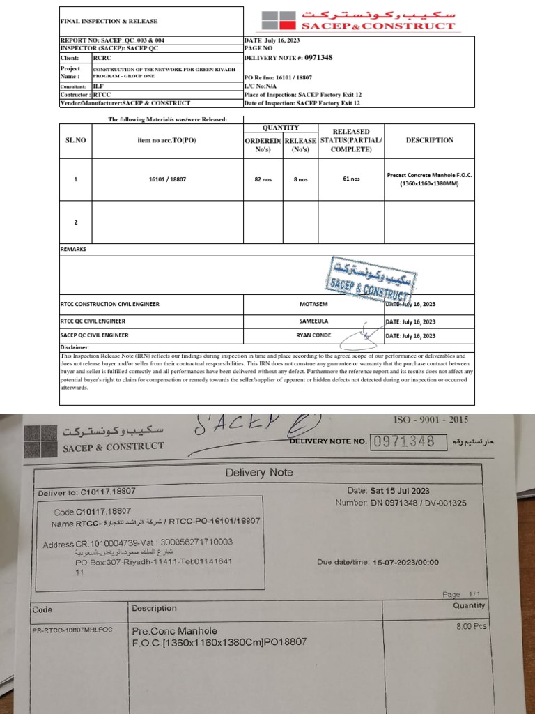 SACEP - RTCC - Delivery #0971348-03 | PDF | Technology & Engineering