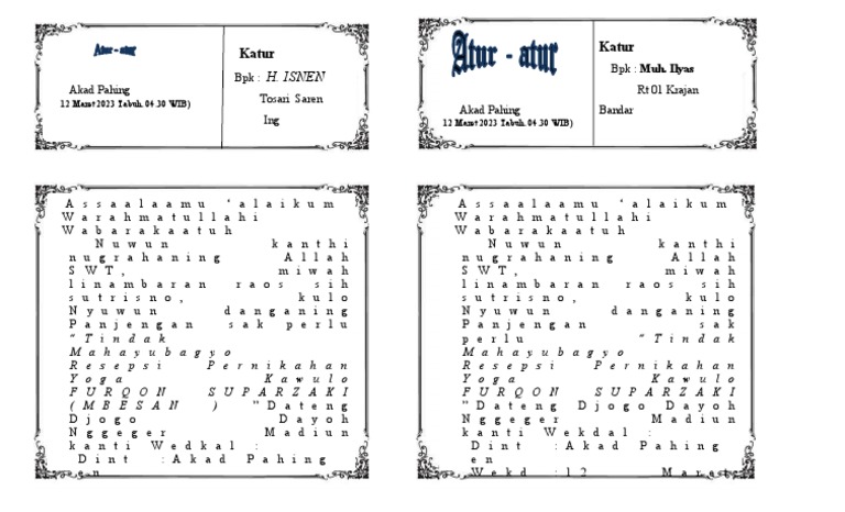 Atur Mbesan | PDF | Self-Improvement