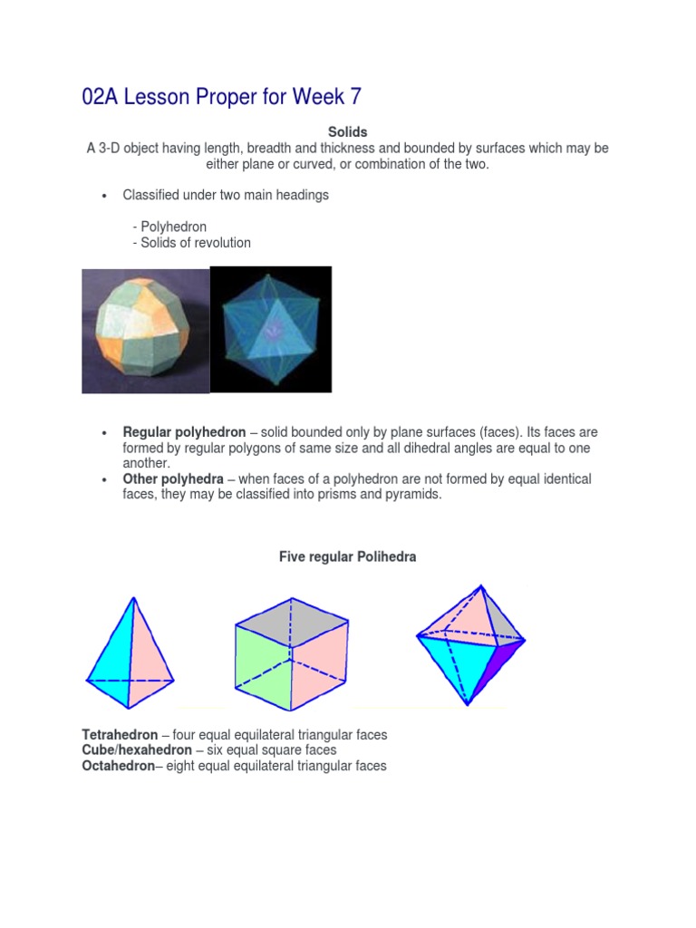 02A Lesson Proper For Week 7 | PDF | Euclid | Euclidean Geometry