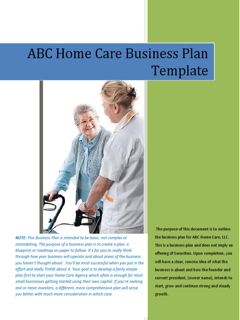 Silo - Tips - Abc Home Care Business Plan | PDF | Business Plan | Business