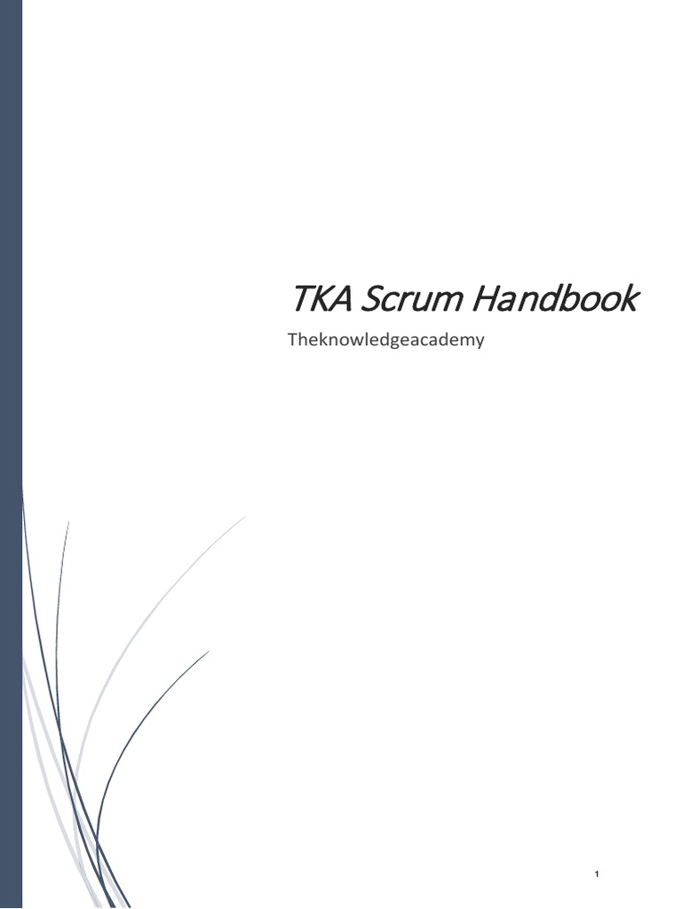 Tka Scrum Handbook | PDF | Scrum (Software Development) | Software ...