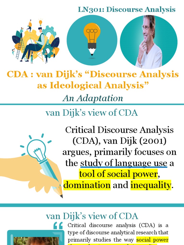 7 - CDA - Van Dijk | Download Free PDF | Human Communication ...