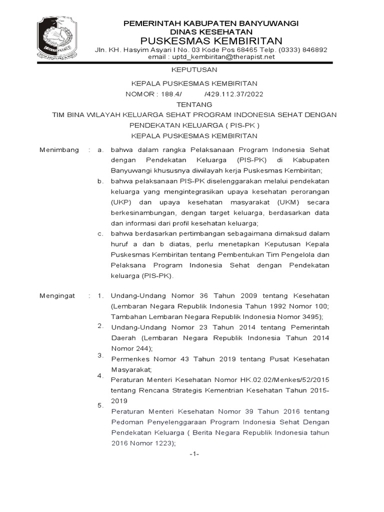 SK Tim Pis PK 2022 Fix | PDF