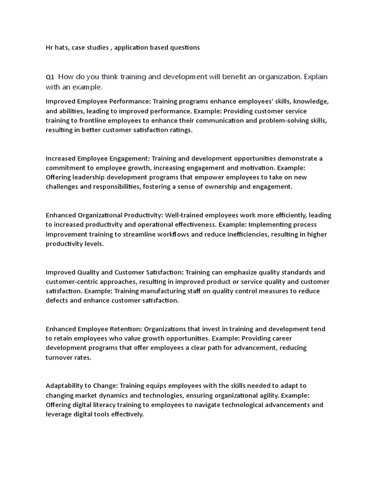 HR - Case Studies | PDF | Recruitment | Sales HR - Case Studies | PDF | Recruitment | Sales