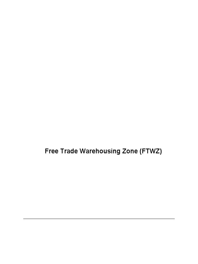 FTWZ | PDF | Logistics | Warehouse
