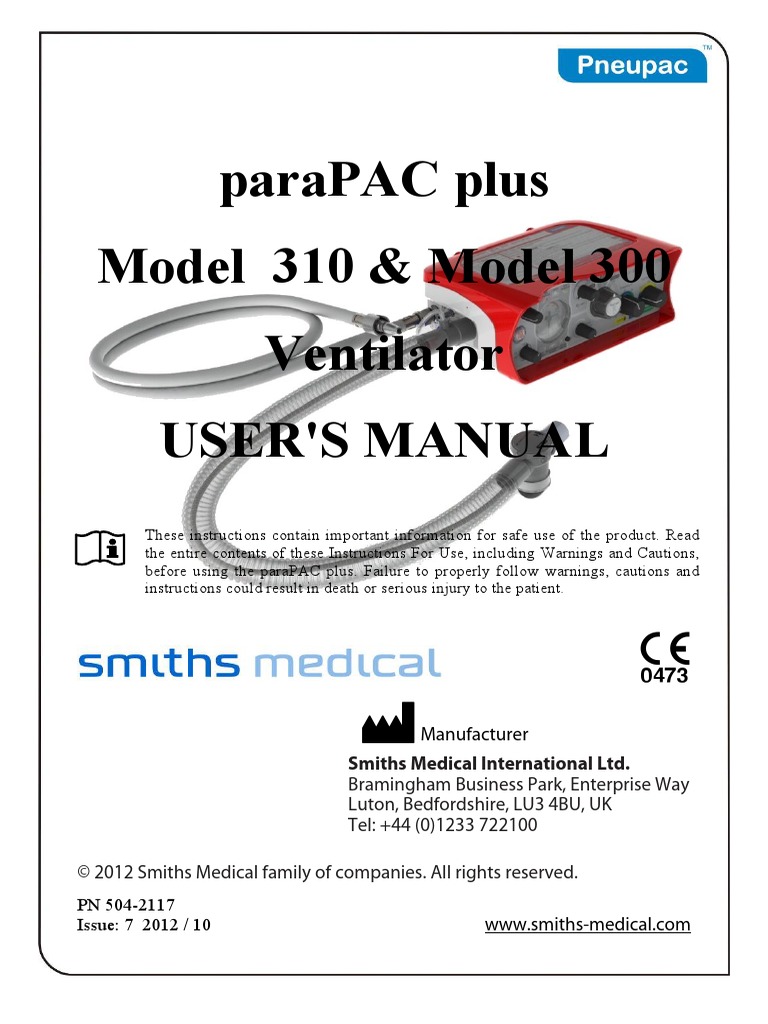 Parapac Plus 310 Ventilator | PDF