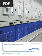 Gas-Insulated Switchgear Catalogue | PDF | Transformer | Electrical Connector