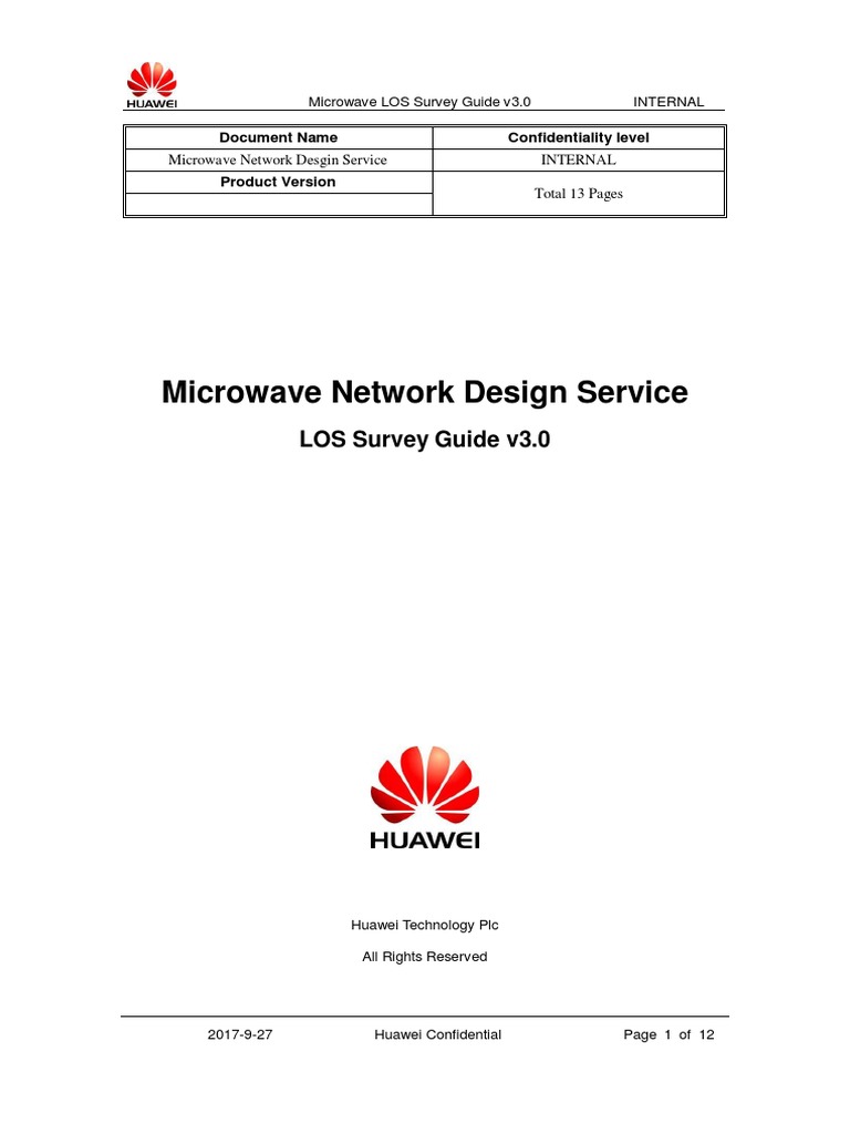 MW LOS Guide | PDF | Surveying | Simulation