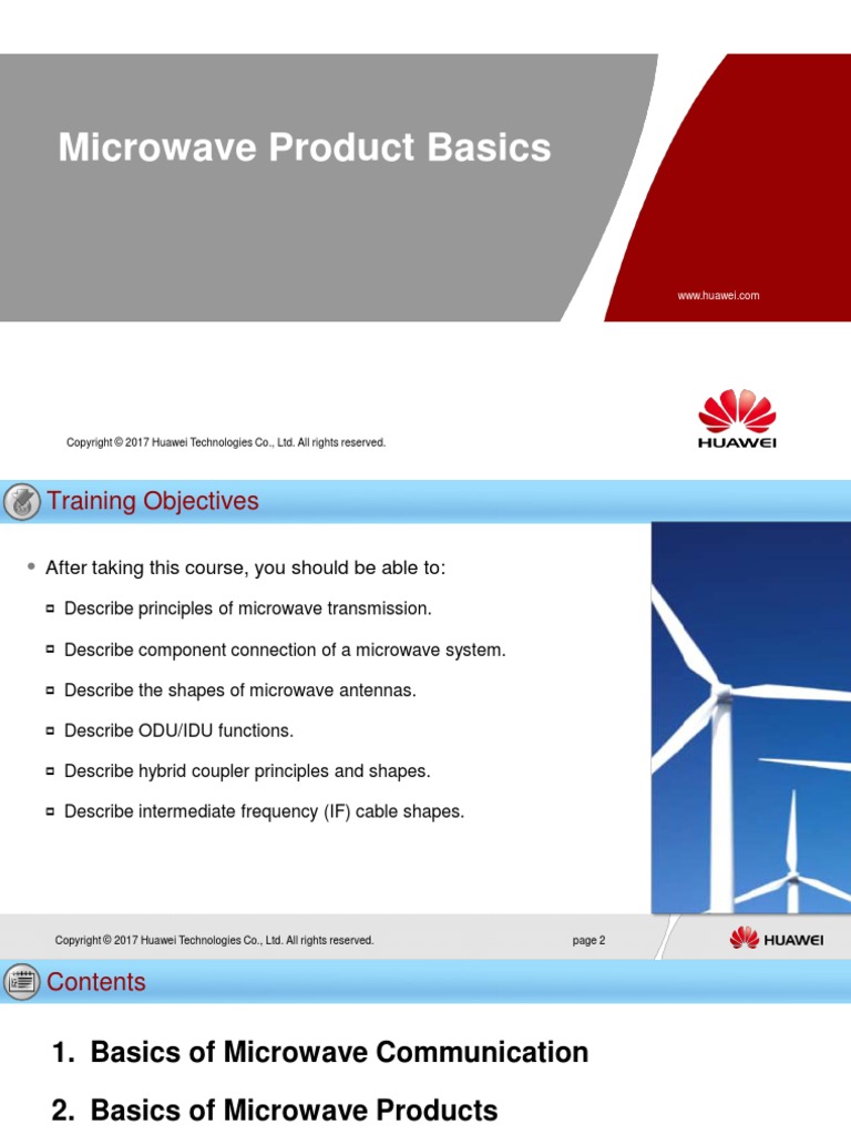 MW Product Basics | PDF | Telecommunications | Microwave