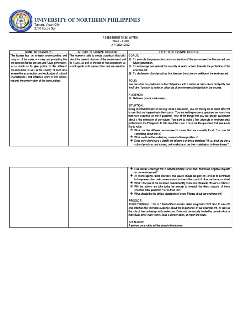 Activity 4 Environmental Protection Campaign | PDF | Podcast | Learning