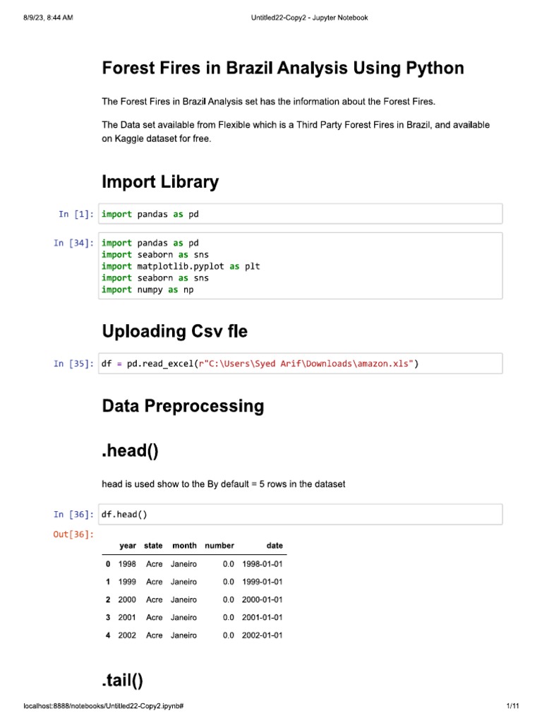 Forest Fires Analysis | PDF