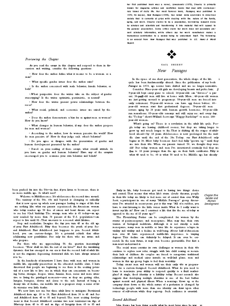 Gail Sheehy New Passagespdf | PDF