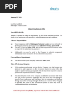 Dubai Job Offer Letter Template 2024 | PDF | Travel Visa | Passport