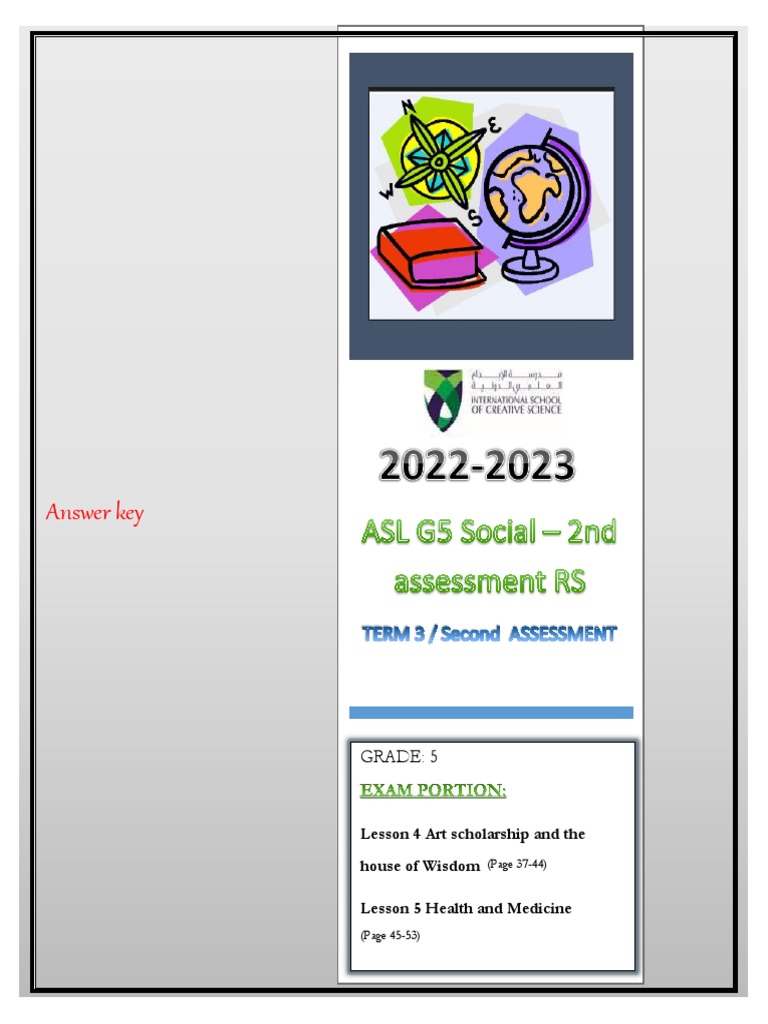 Revision Pack of Second Assessment SS Grade 5 With Answer Key | PDF
