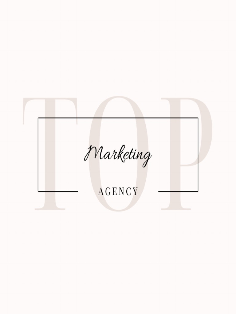 Beige Marketing Typography Logo | PDF