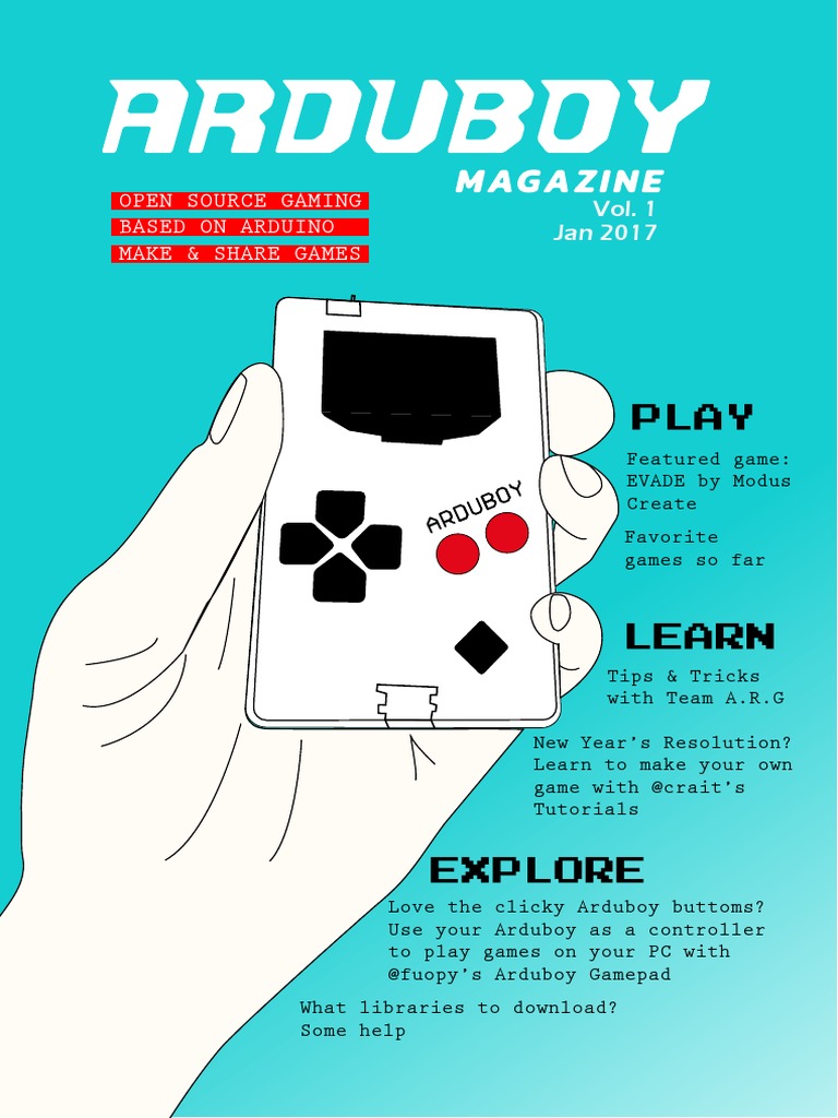 Arduboy Magazine Vol.1 | PDF | Computer File | C (Programming Language)