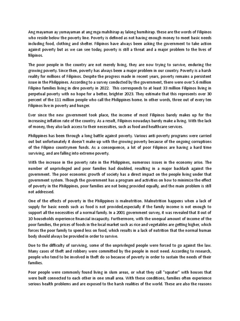 Script 21st Century Long Version | PDF | Poverty | Poverty & Homelessness