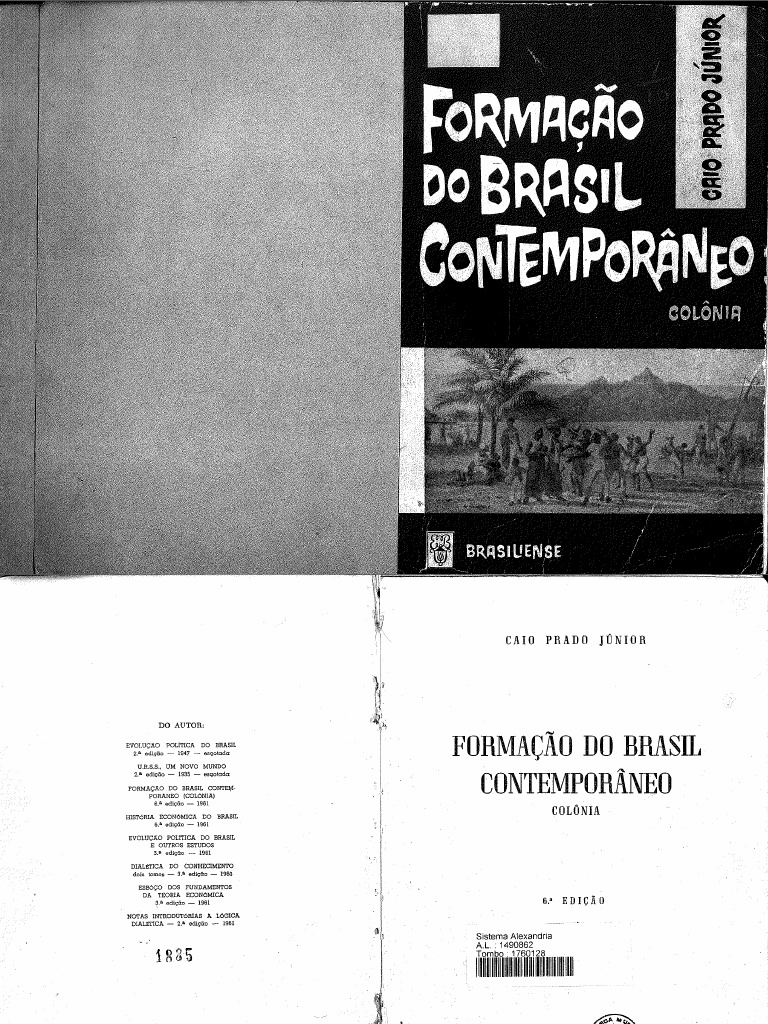 Caio Prado Jr. - Formação Do Brasil Contemporâneo | PDF