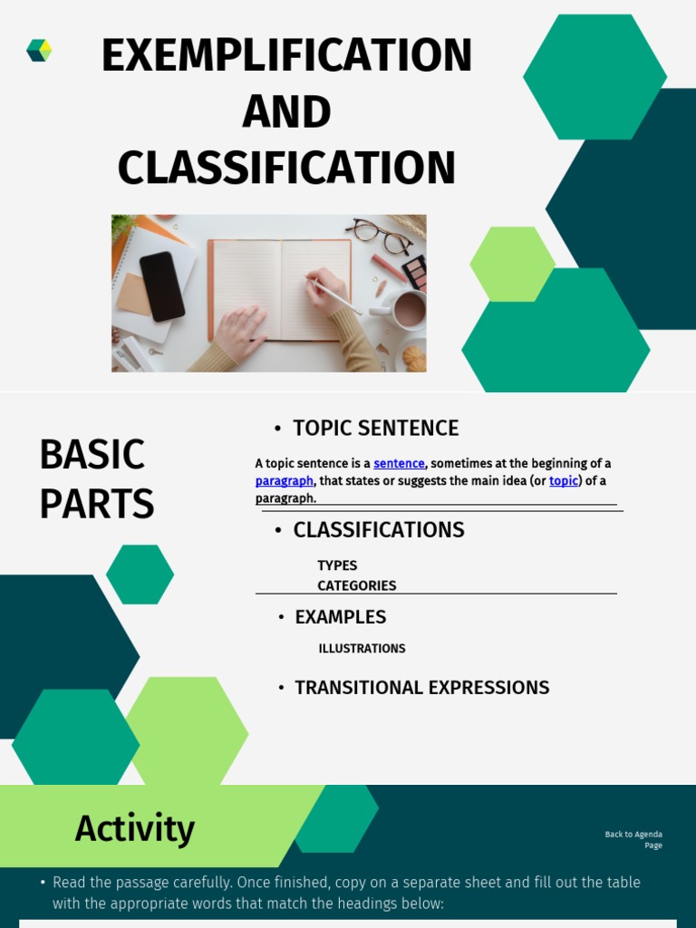 Lesson 4 EXEMPLIFICATION AND CLASSIFICATION | PDF