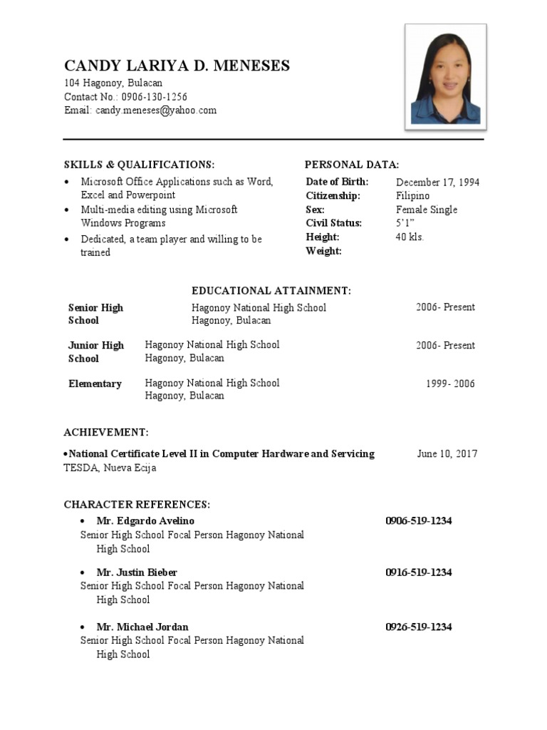 Format Resume | PDF