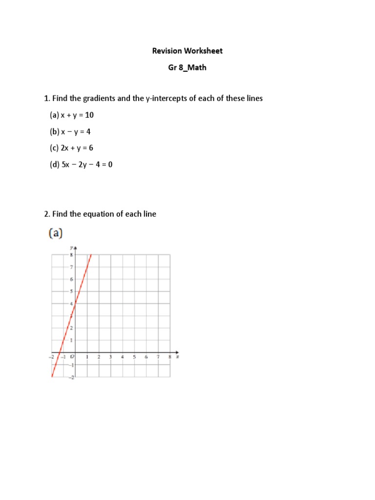March Revision - Grade 8 | PDF | Speed | Mathematical Concepts