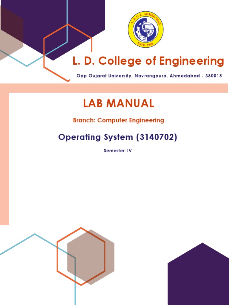 Lab Manual OS | PDF | Operating System | Process (Computing)