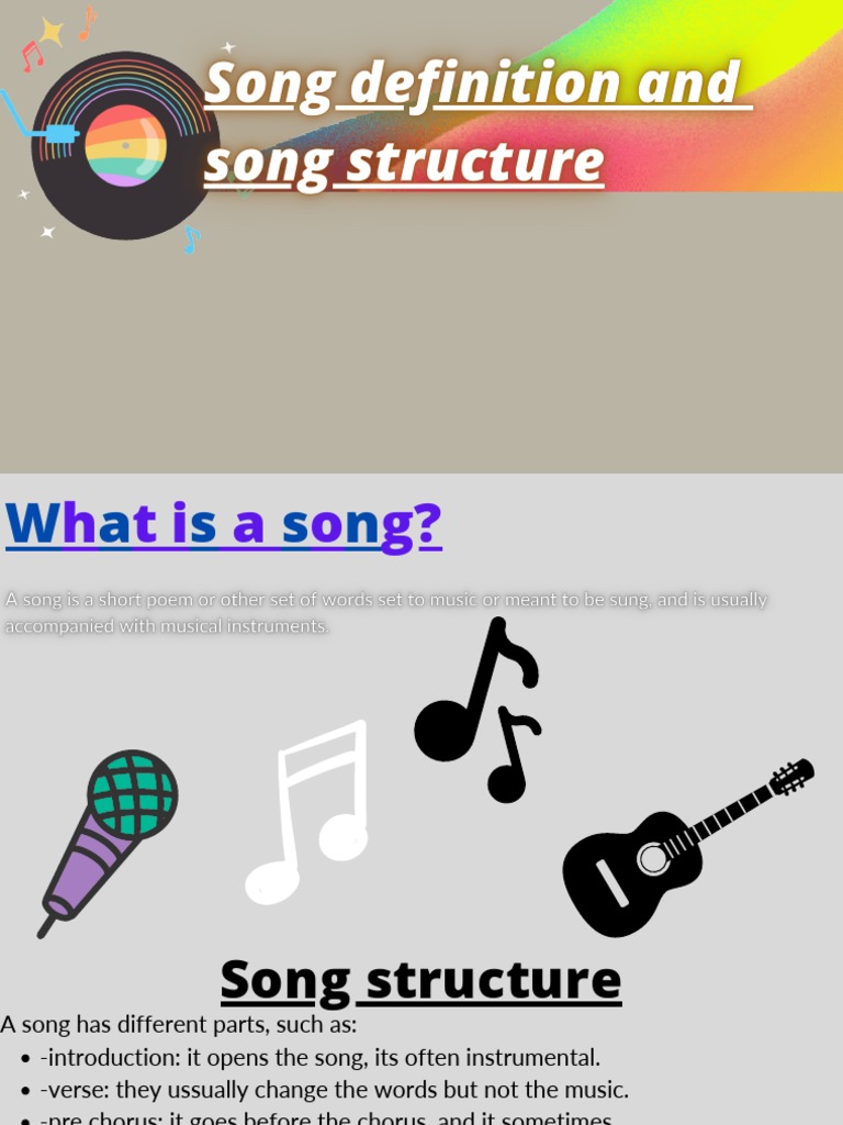 Song Definition and Structure | PDF
