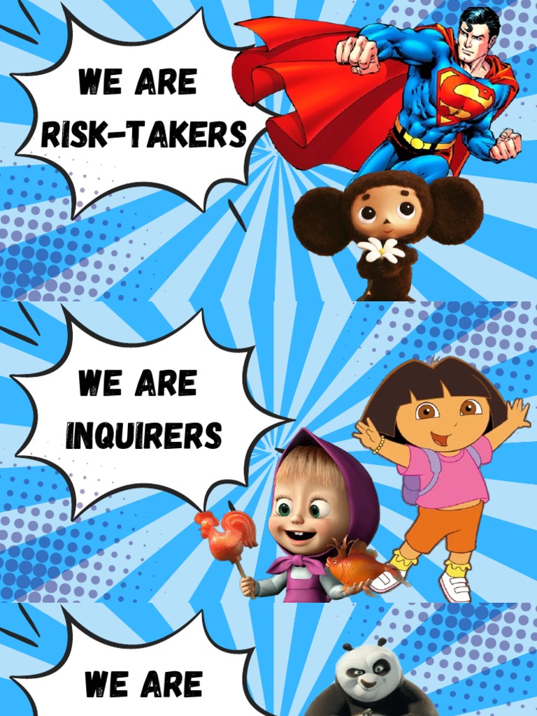 IB Learner Profiles and Cartoon Characters | PDF