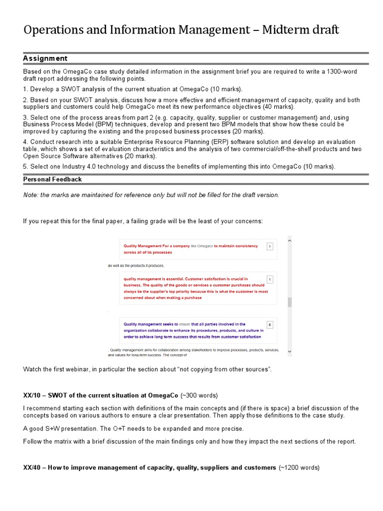 Midterm Draft (July 2023) (953275) - Feedback - FB | PDF | Critical ...